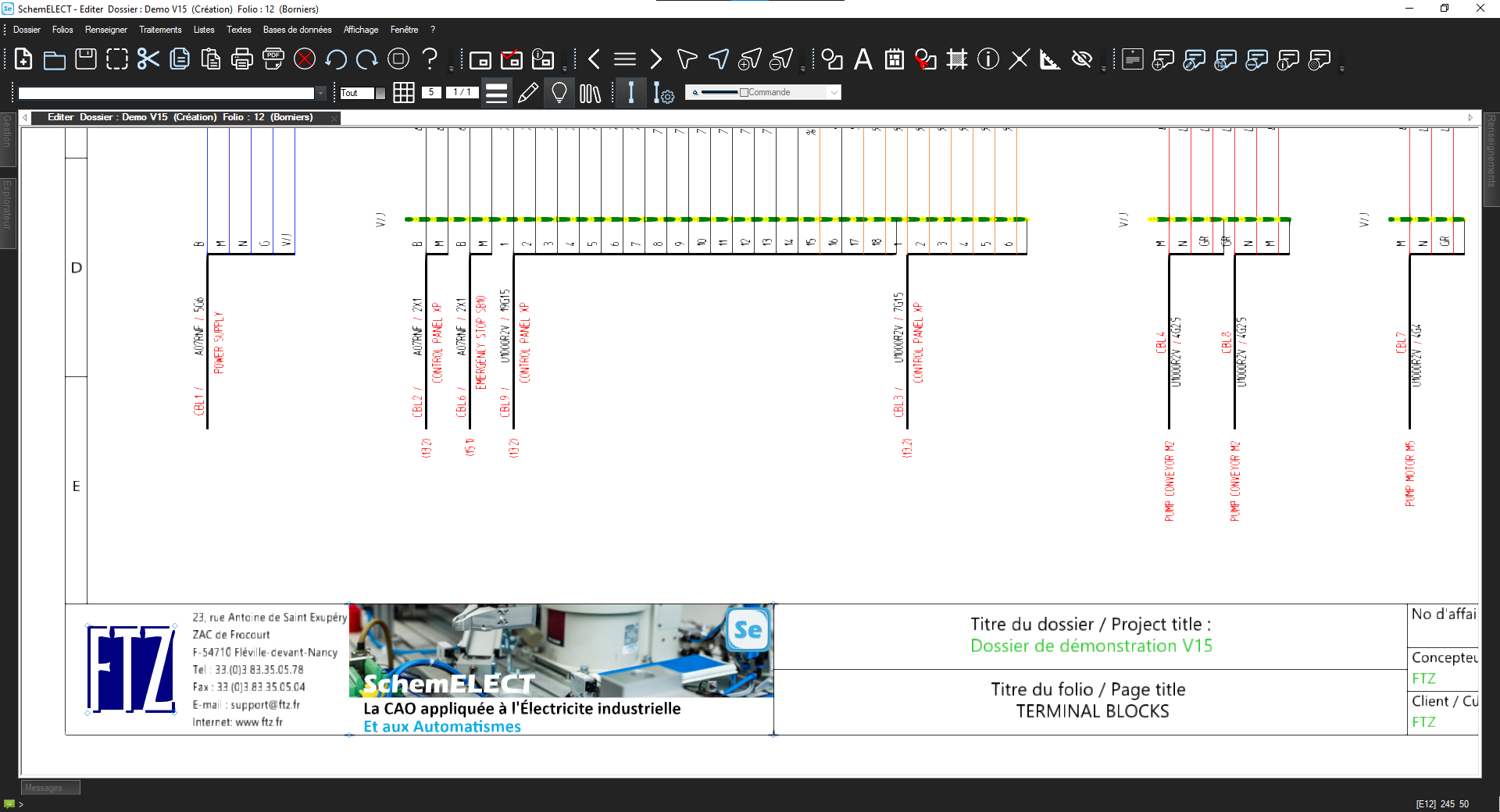 SchemELECT : DAO / CAO logiciel schémas électriques industriels