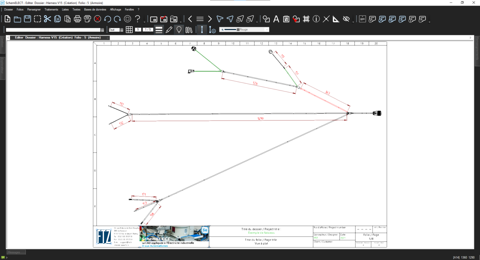 SchemHARNESS : logiciel pour les faisceaux, harnais