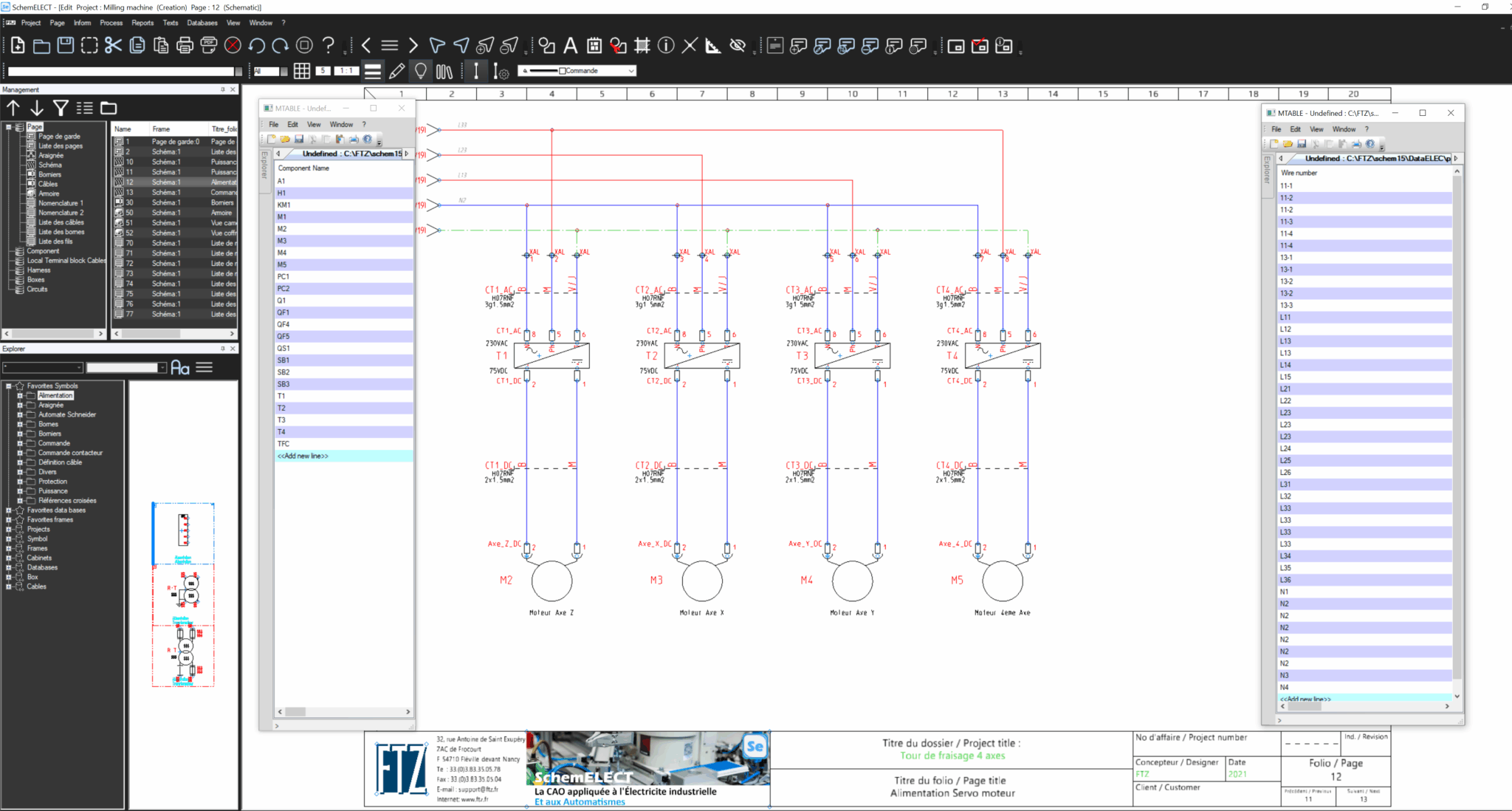 SchemELECT : DAO / CAO logiciel schémas électriques industriels